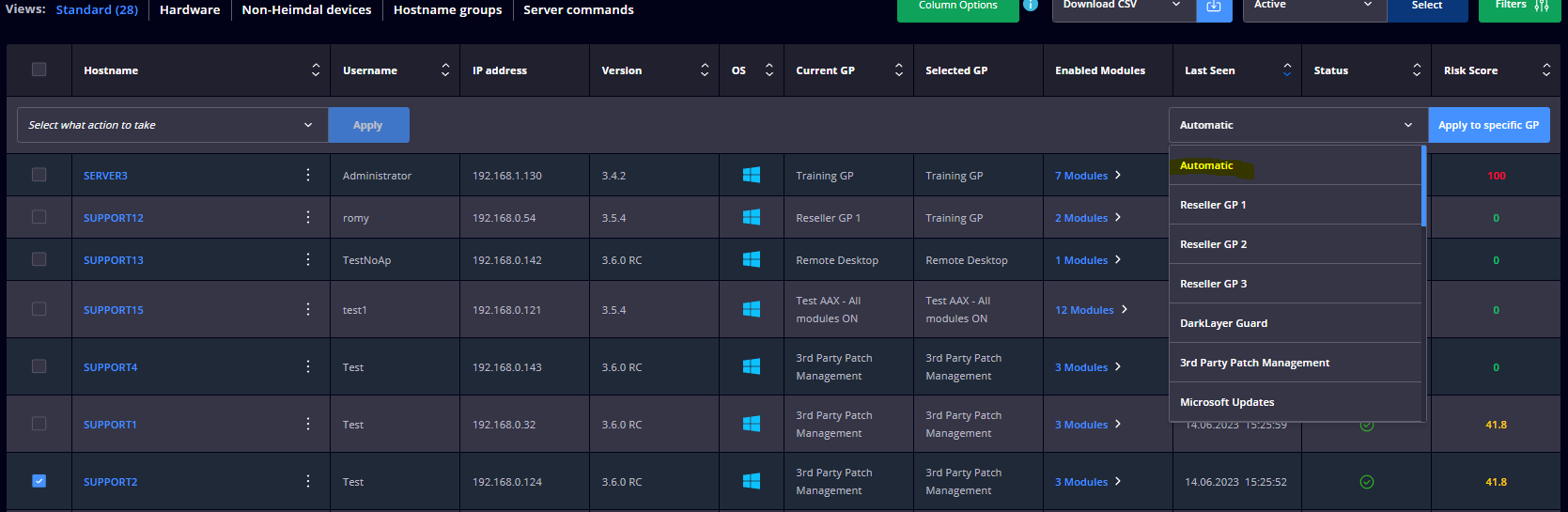 Assigning a Group Policy to an endpoint or a group of endpoints ...