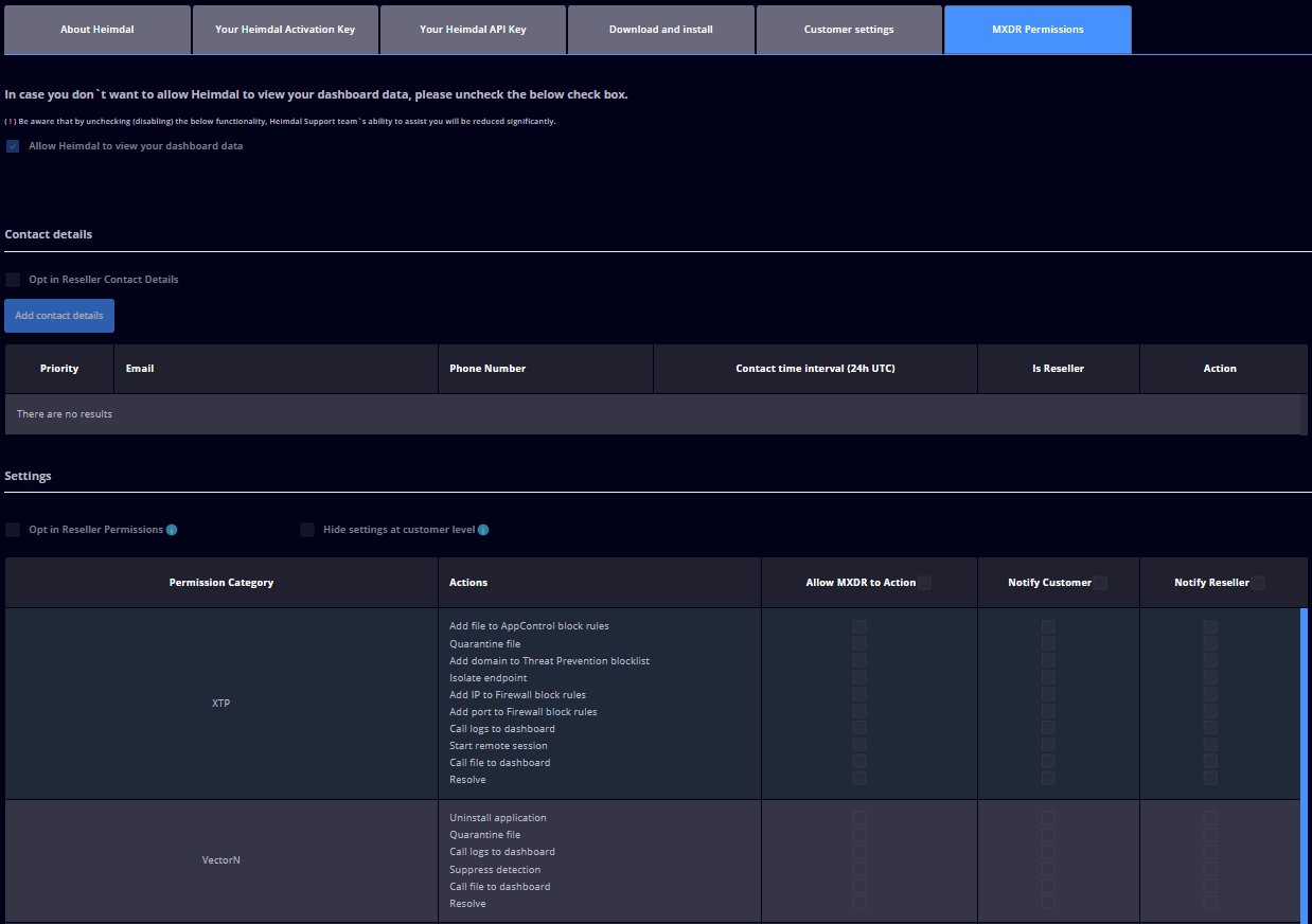 MXDR ADAPT – Heimdal Assistance and Support