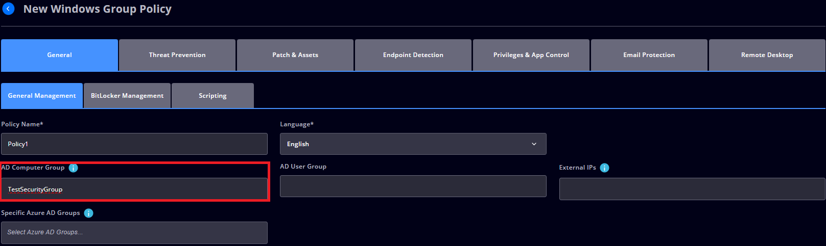 Assigning a Group Policy to an endpoint or a group of endpoints ...