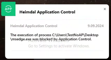 Application Control – Heimdal Assistance and Support