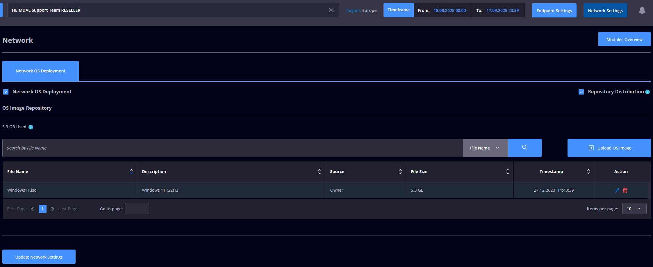 Network OS Deployment (PXE) – Heimdal Assistance and Support