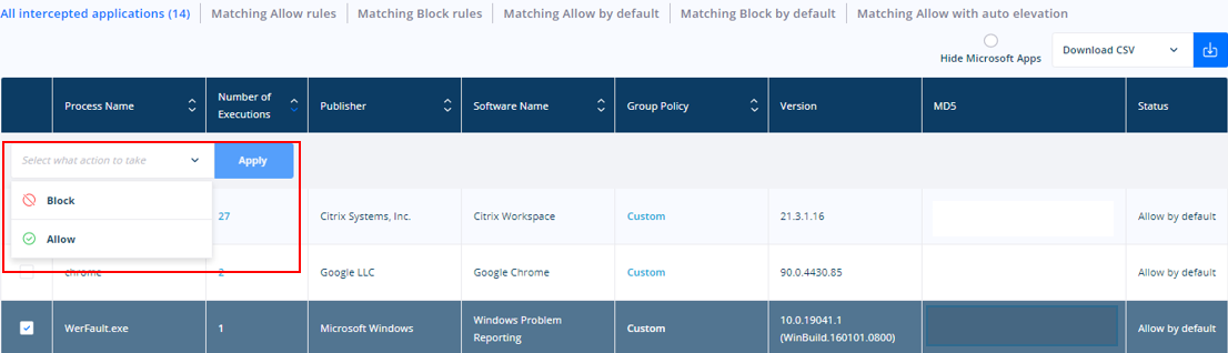Application Control – Heimdal Security Assistance and Support