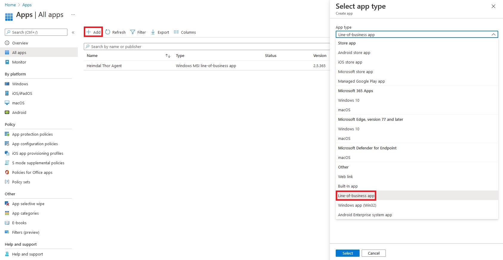 Deploying the HEIMDAL Agent through Microsoft Intune (Windows ...