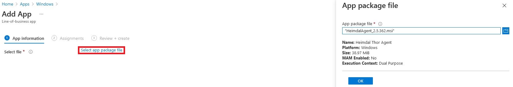 Deploying the HEIMDAL Agent through Microsoft Intune (Windows ...