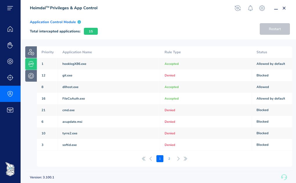 Application Control – Heimdal Security Assistance and Support