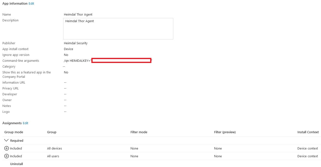 Deploying the HEIMDAL Agent through Microsoft Intune (Windows ...