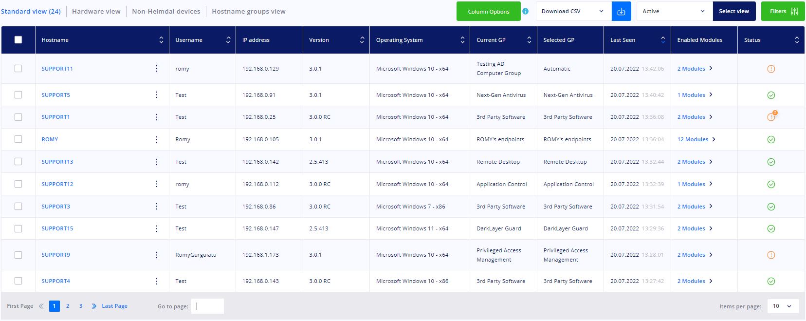 HEIMDAL Dashboard overview – Heimdal Security Assistance and Support